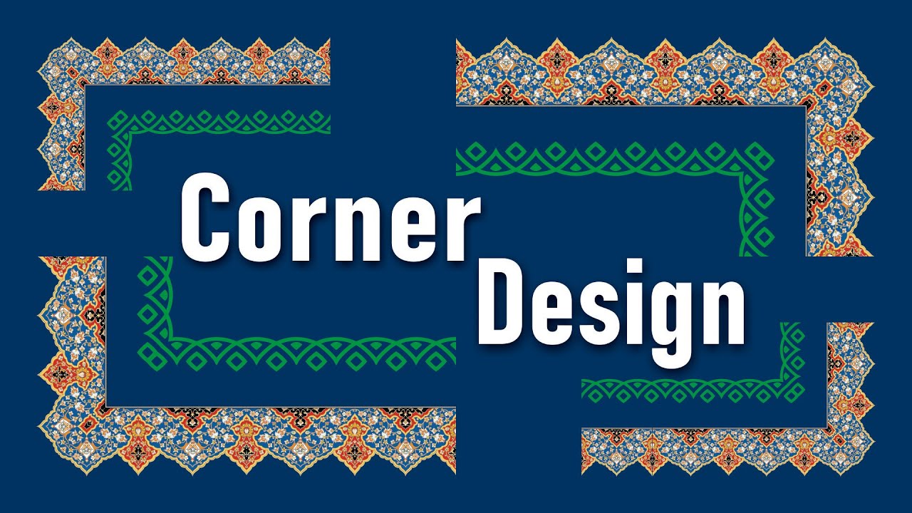 Corner Design Vector/Bitmap | Create perfect Corner Design in Corel ...