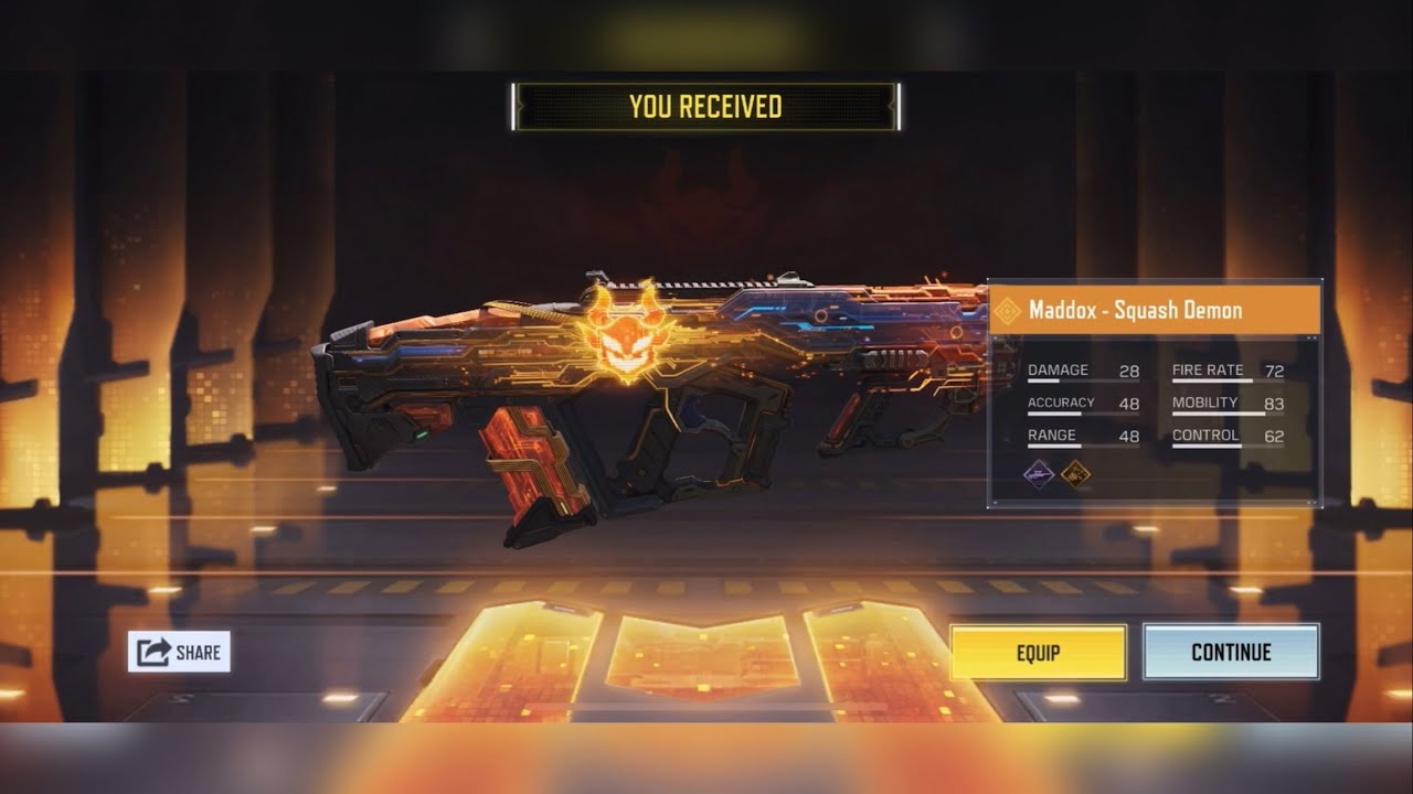 Codm - halloween series- got Maddox - Squash Demon just at 75 th draw 😮 ...