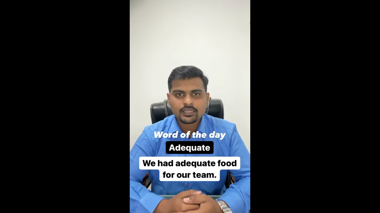 Adequate Meaning In Hindi Word Of The Day By Akash Lokhande YouTube Adequate Meaning In Hindi Word Of The Day By Akash Lokhande YouTube