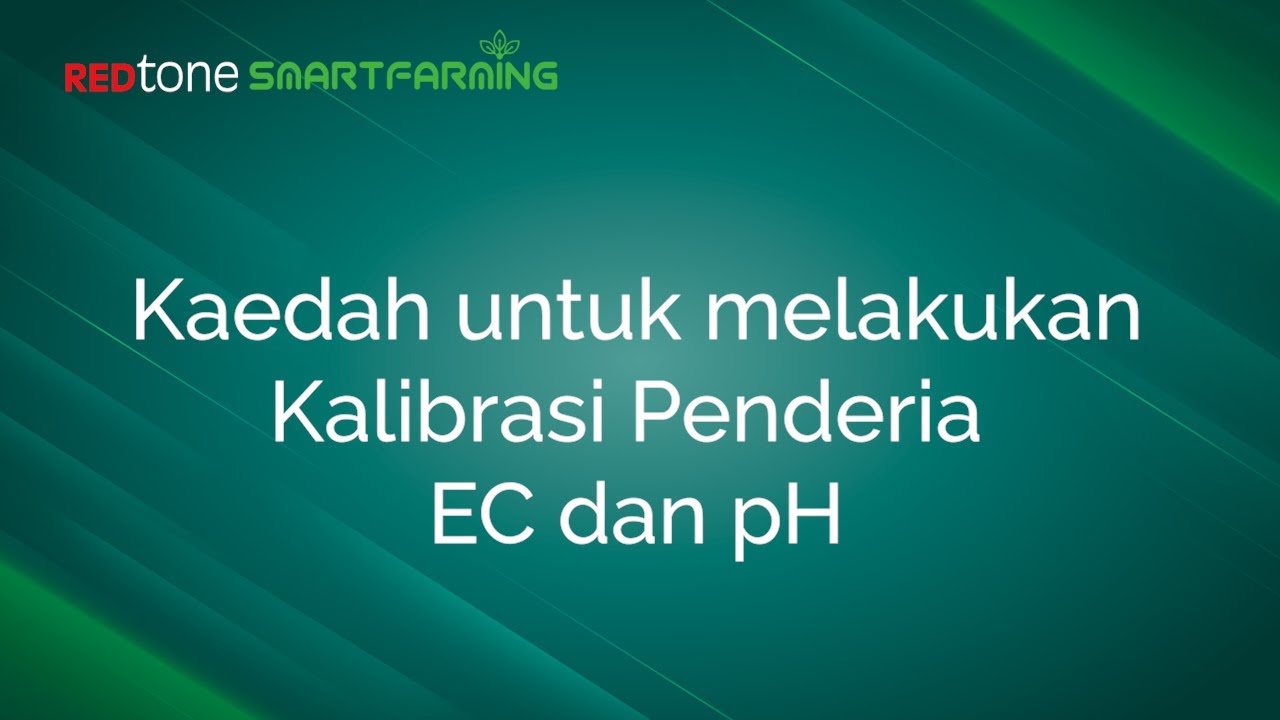Tutorial: Kaedah untuk melakukan Kalibrasi Penderia EC dan pH - YouTube