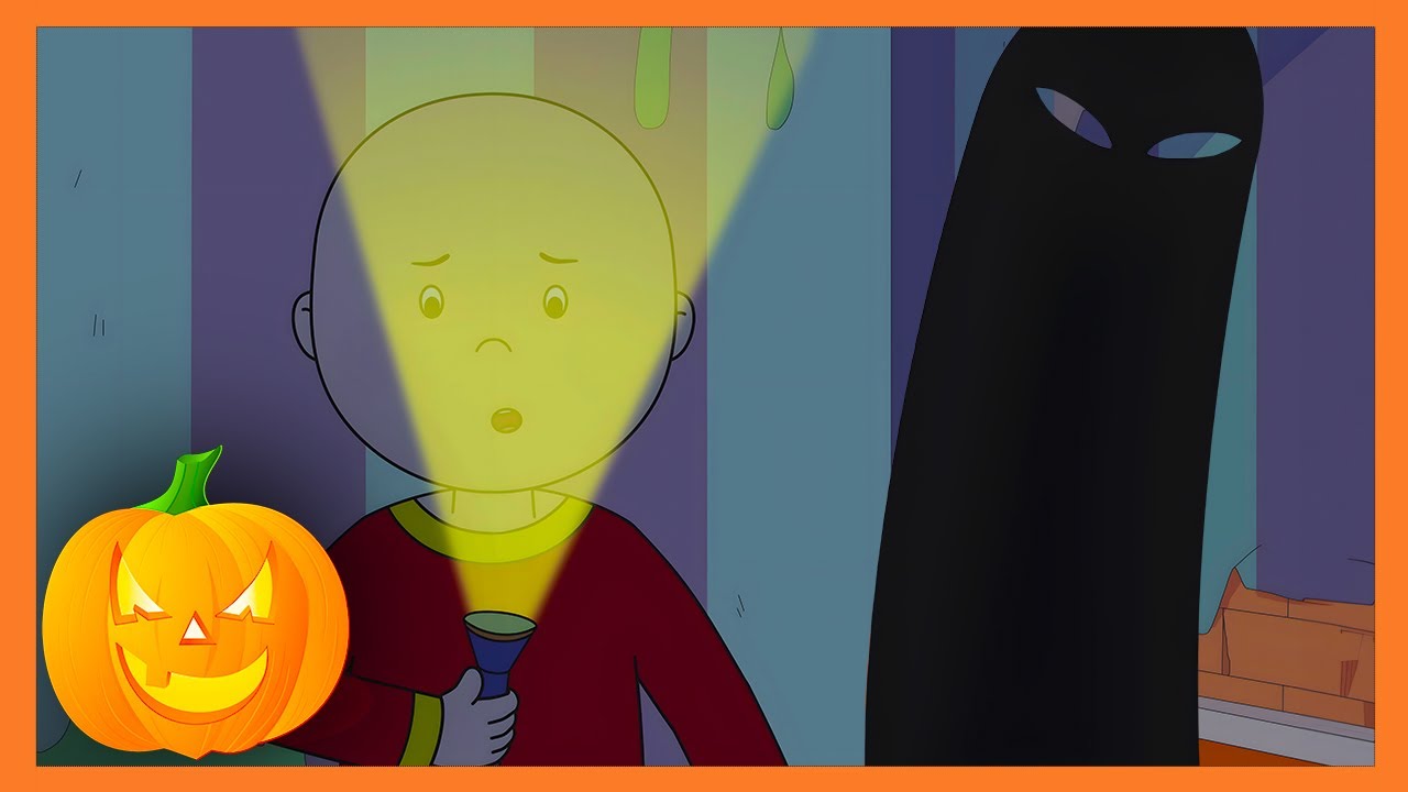 CAILLOU AND THE GHOST! 👻 | HAPPY HALLOWEEN 🎃 👻 | WildBrain Kids - YouTube