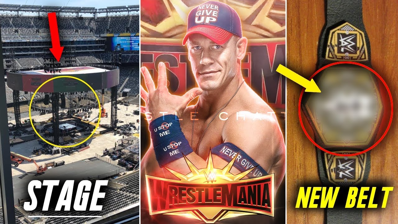 Wrestlemania 35 Stage REVEALED ! New Belts Coming ! John Cena CONFIRMED ...