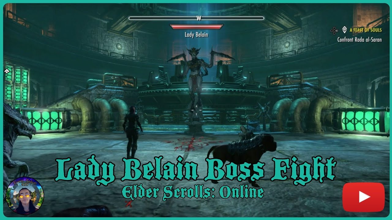 Lady Belain Boss Fight Gameplay! (Feast of Souls) | Elder Scrolls ...