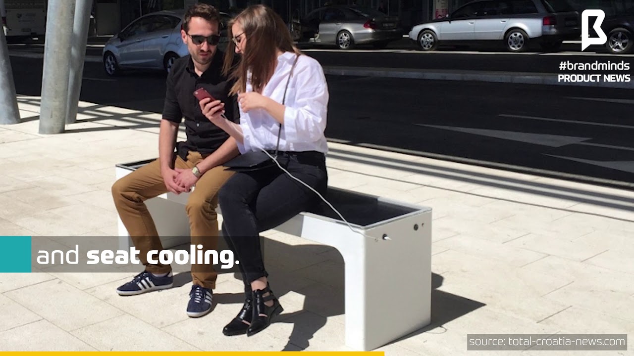 Steora - the smart bench - YouTube