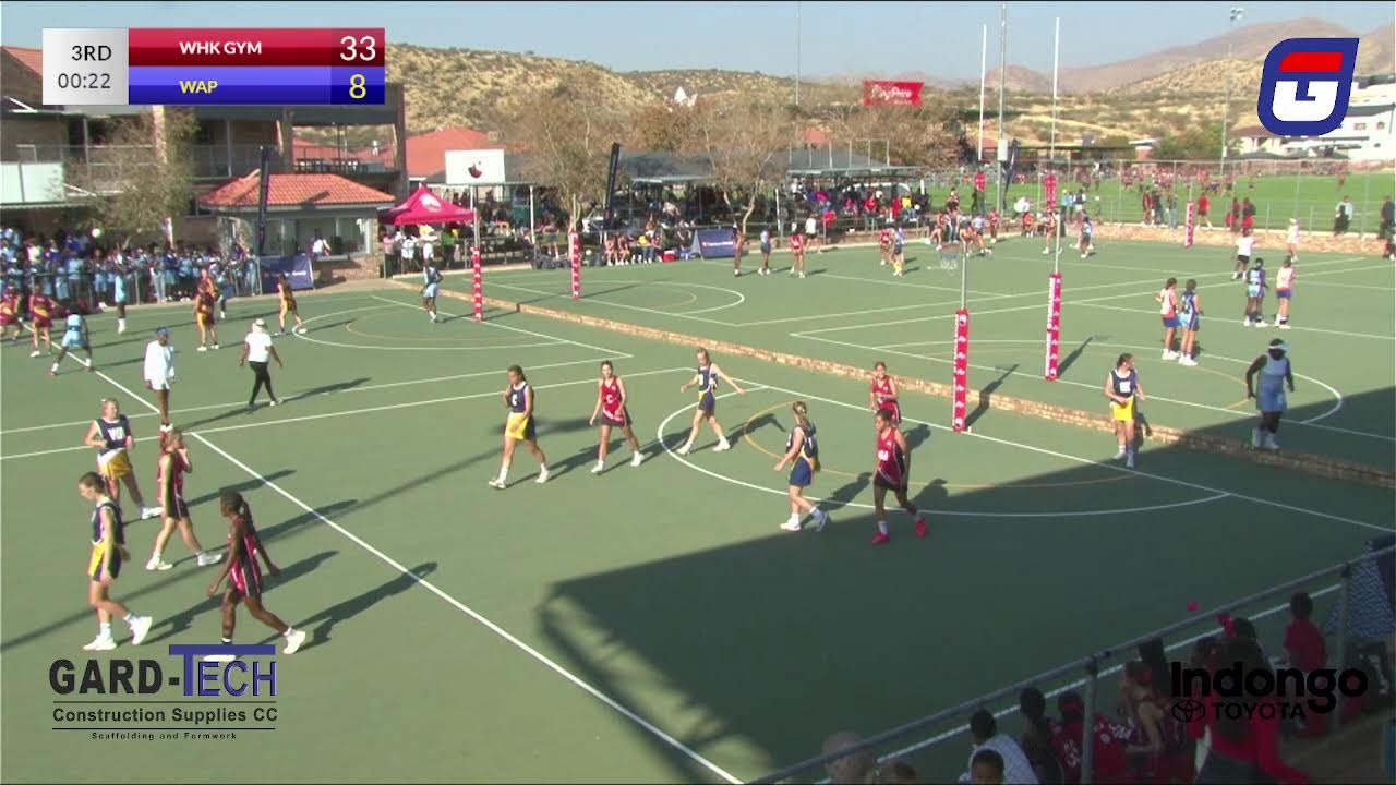 Capricorn Schools Netball League - U/15 - WHK GYM VS WAP - YouTube