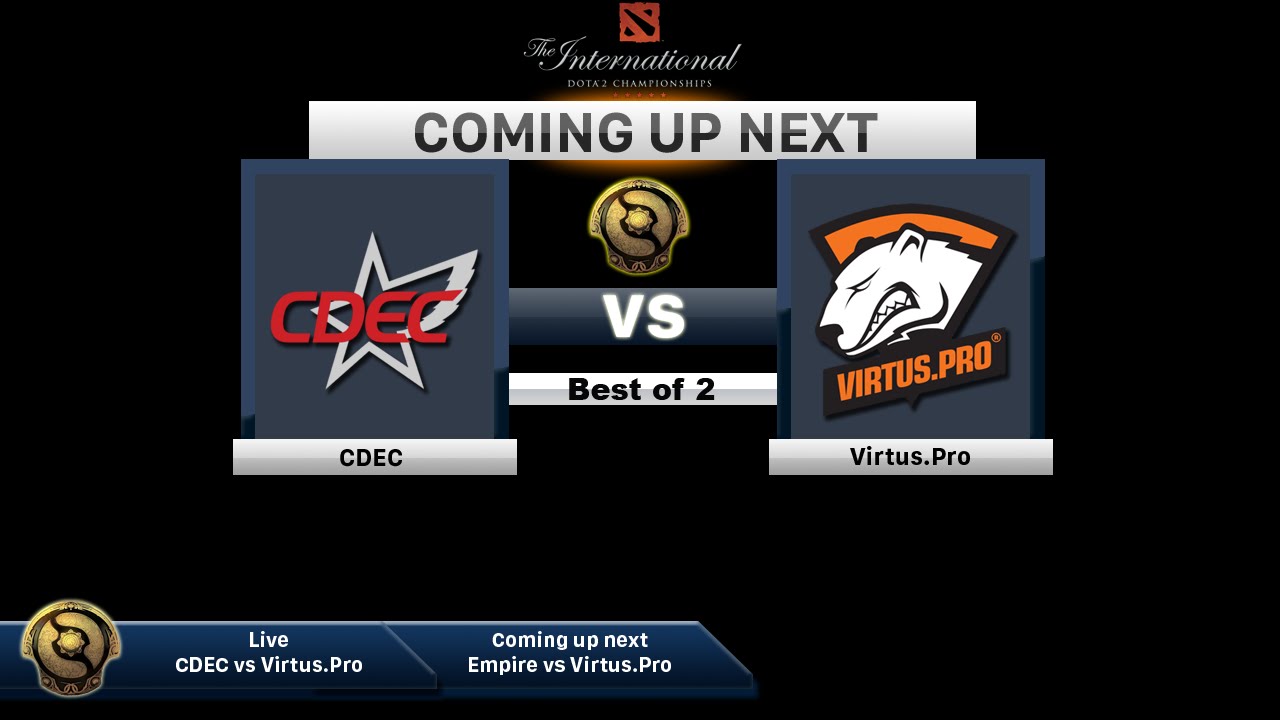 CDEC vs VP (game 1-bo2-day2 TI5) - YouTube