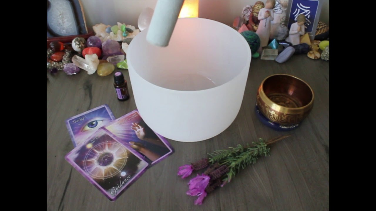 Reiki Meditation/ Purple Ray/ Crown Chakra - YouTube