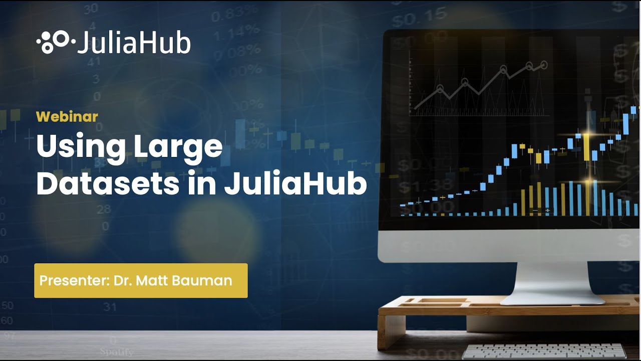 Using Large Datasets in JuliaHub - YouTube