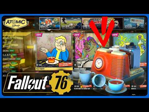 Atom Shop & New Tea (July 28) - Fallout 76