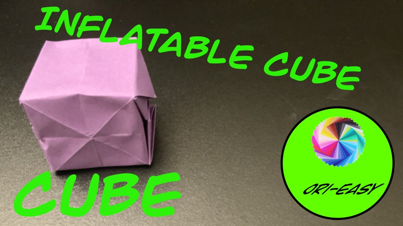 How to fold an easy origami water bomb cube - YouTube
