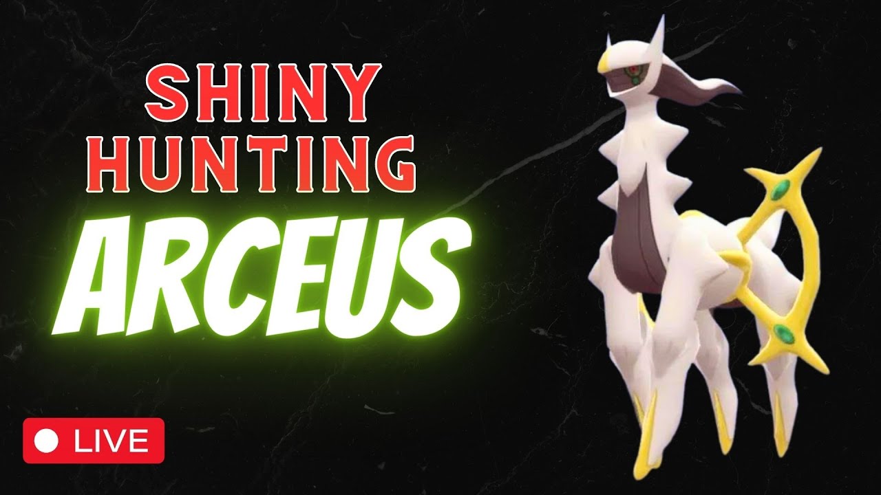 Shiny Hunting Arceus - Pokemon BDSP - YouTube