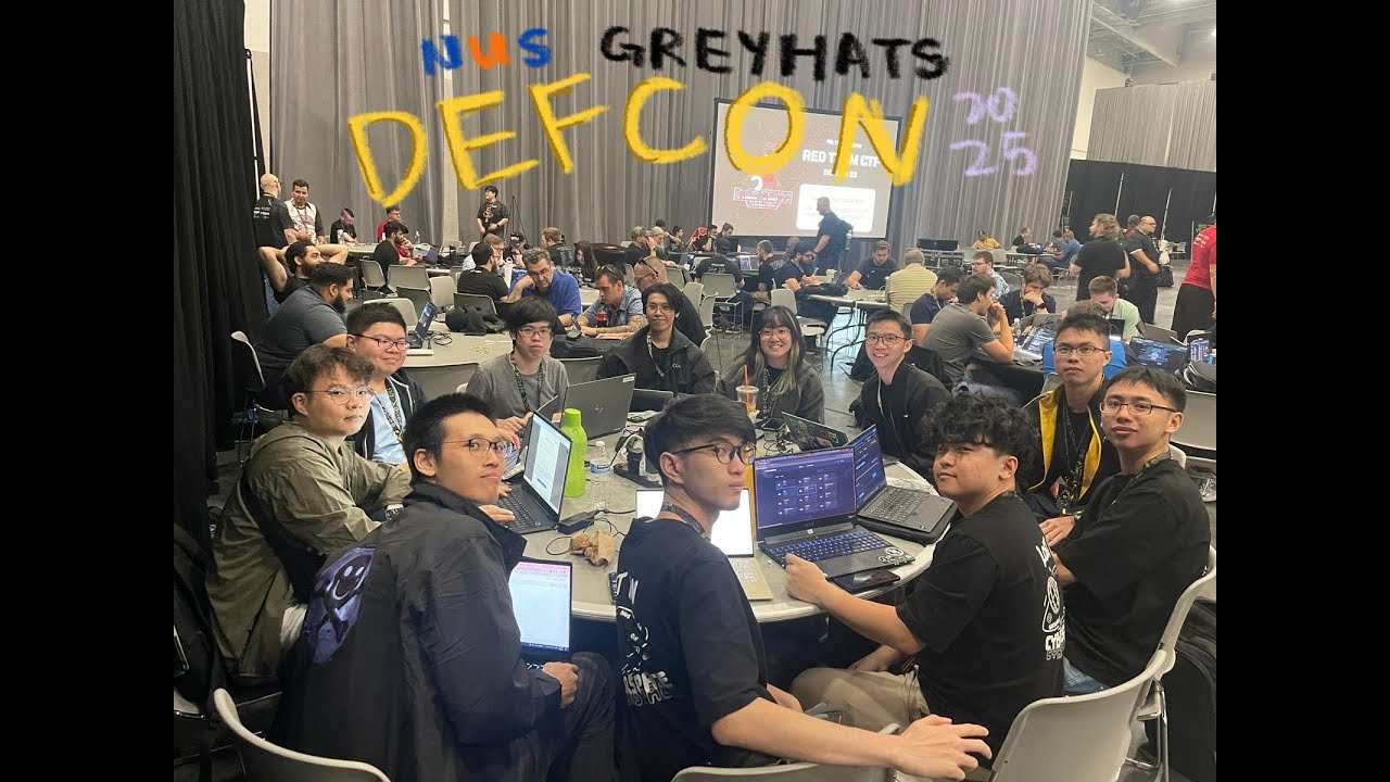 NUS Greyhats Defcon 2025 - YouTube