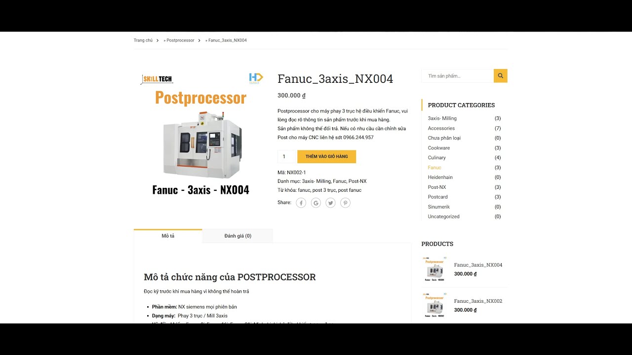 Fanuc_3axis_NX004 | Postprocessor for CNC - YouTube