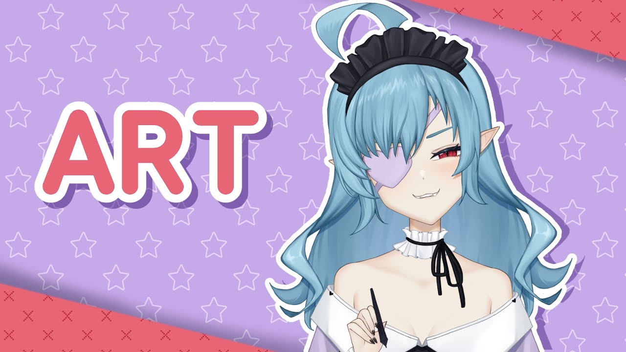 【Art】Draw & Yap | Working on VTuber Model comm - YouTube