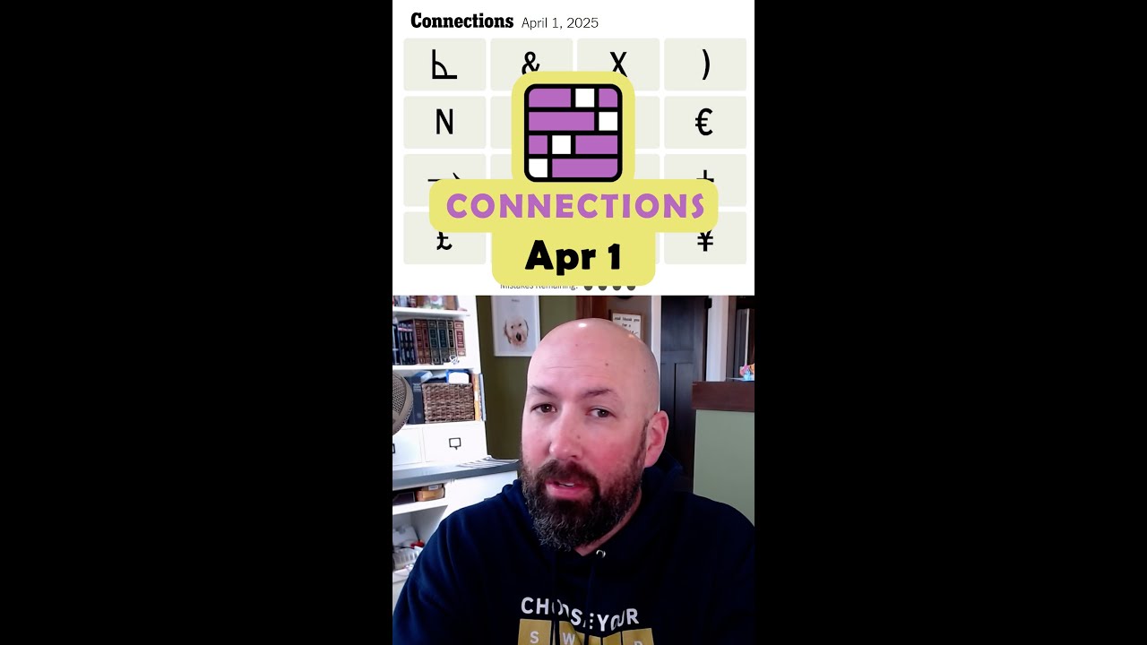 NYT Connections - Apr 1 - YouTube