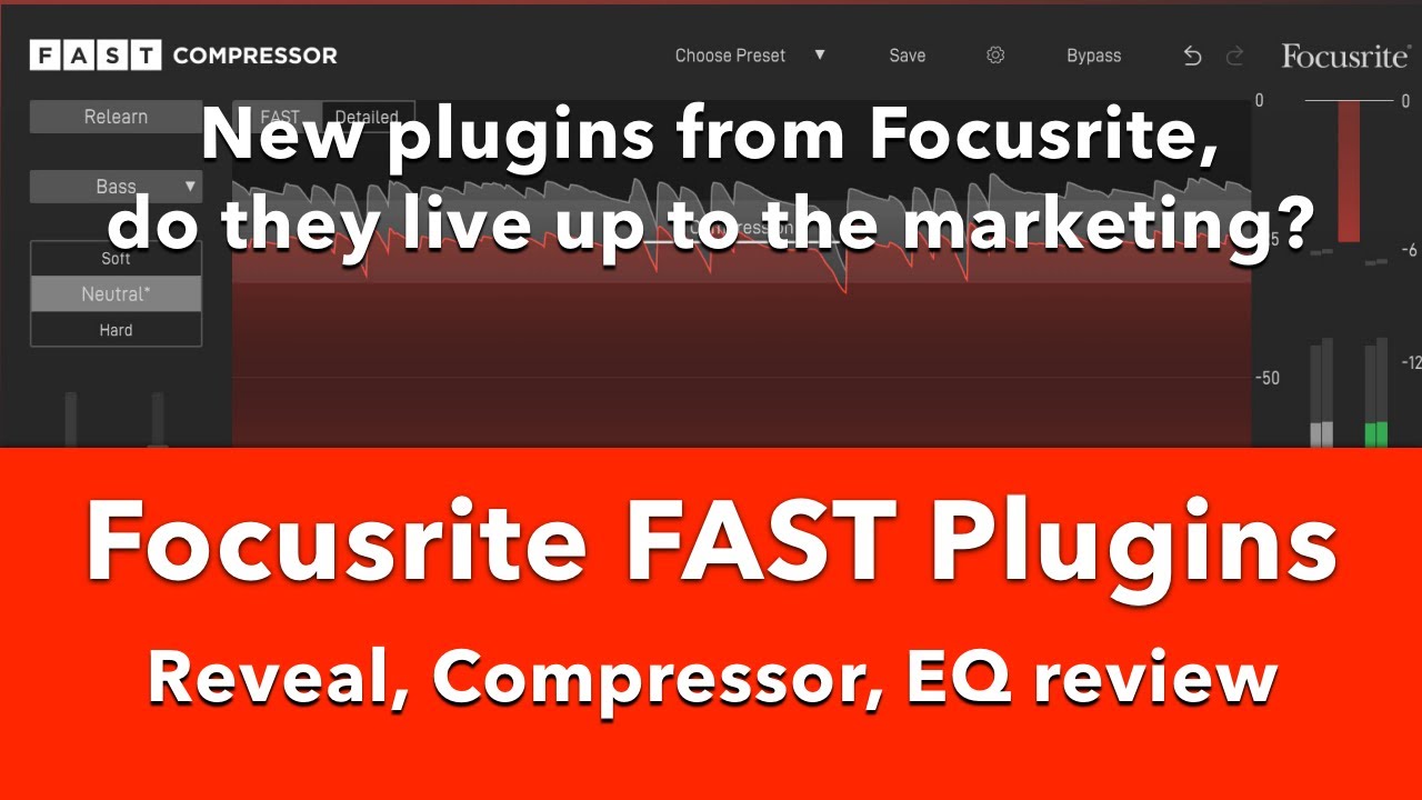 Focusrite FAST Plugins - Reveal, Compressor and EQ Review - Do they ...