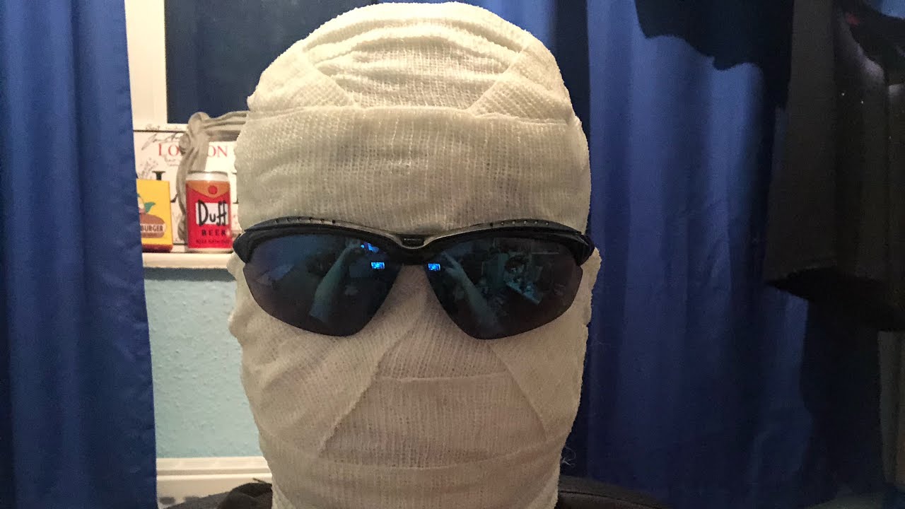 Larry trainor/ negative man cosplay costume mask - YouTube