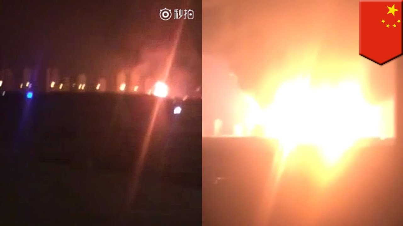 Massive explosion rocks Tianjin: video shows huge explosives accident ...