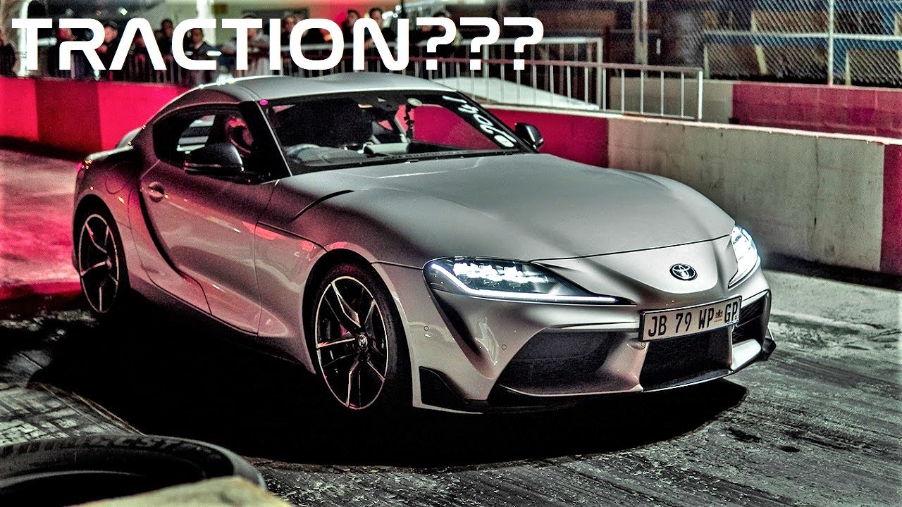 Dragging the NEW Toyota SUPRA! - YouTube