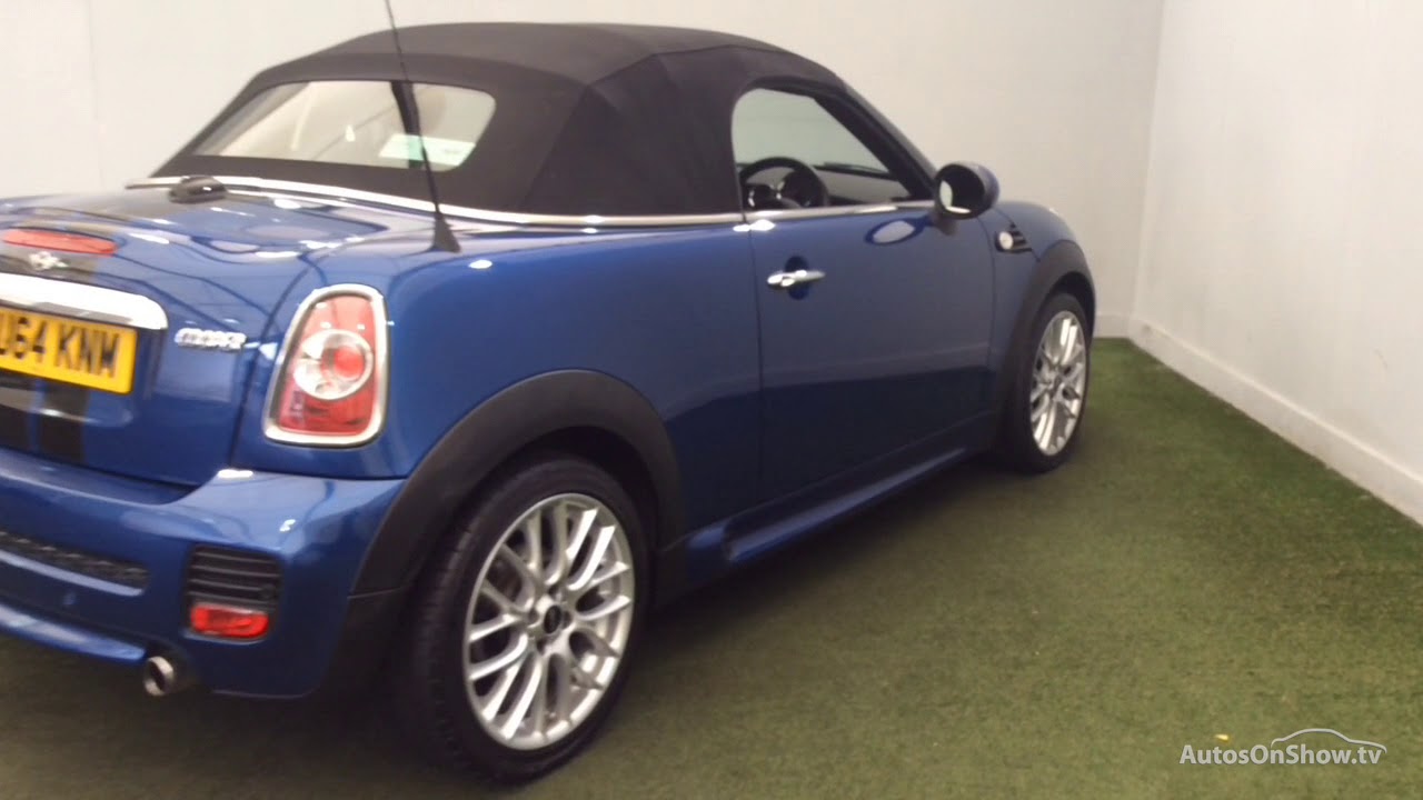 MINI ROADSTER COOPER BLUE 2015 - YouTube