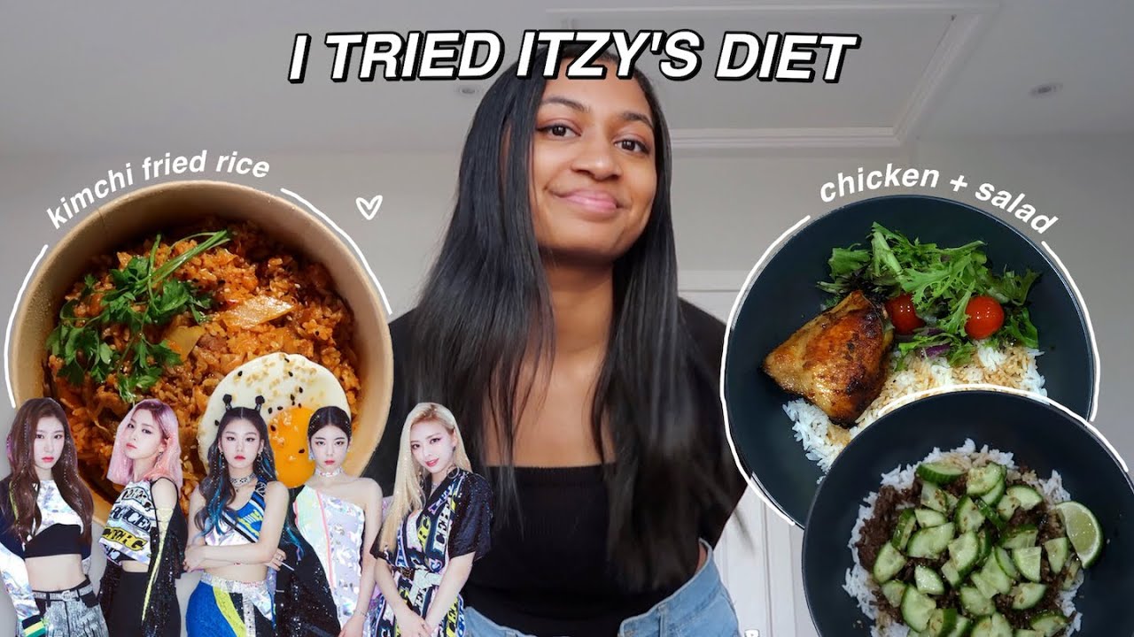 I Tried ITZY's DIET for *3 DAYS* (& outfits) - YouTube