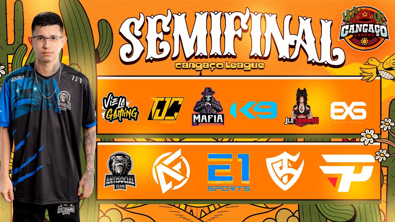 🌵🔥 SEMI-FINAL CANGAÇO LEAGUE GRUPO AxC, PAIN, TEAM SOLID, E1 ANTISOCIAL ...