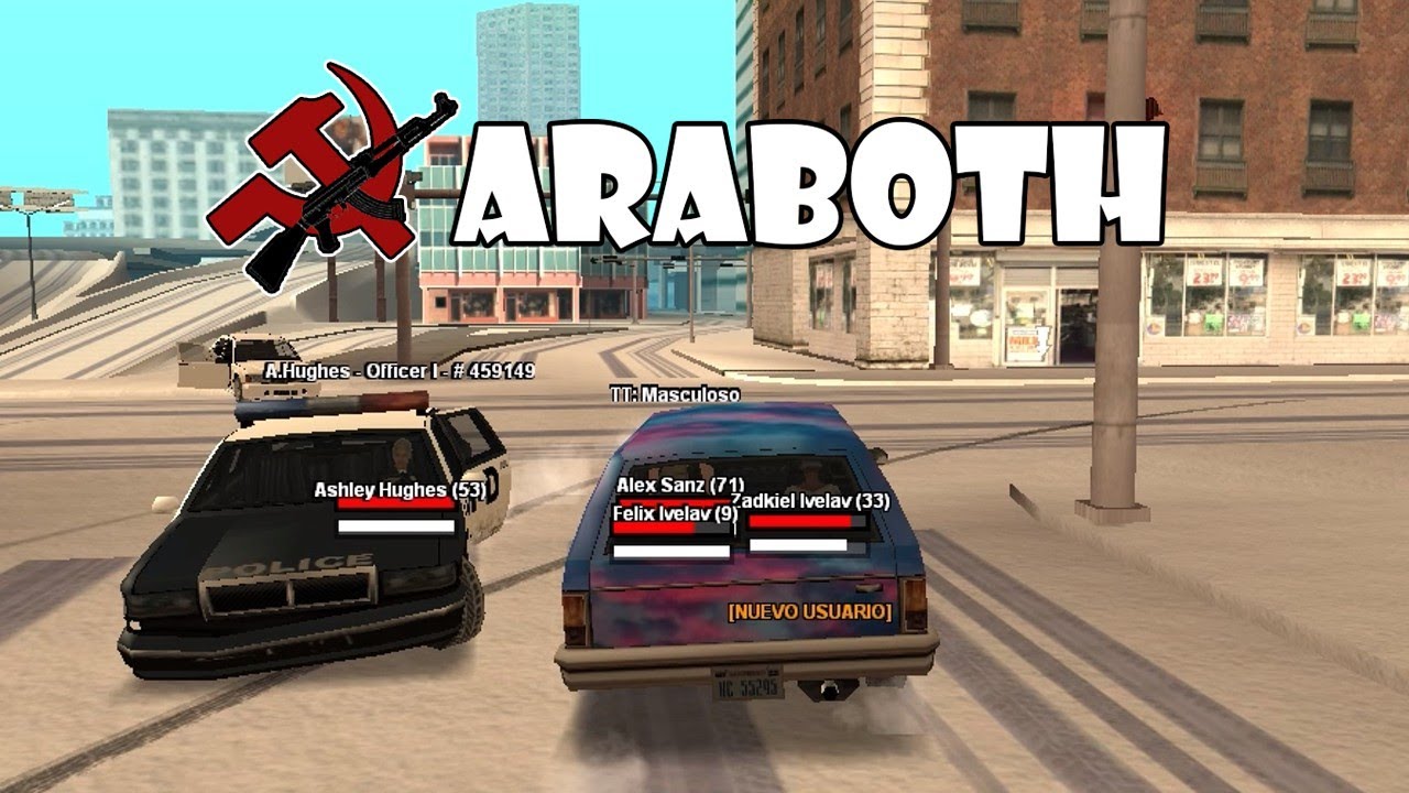 La mejor persecución de robo en Araboth Roleplay - YouTube