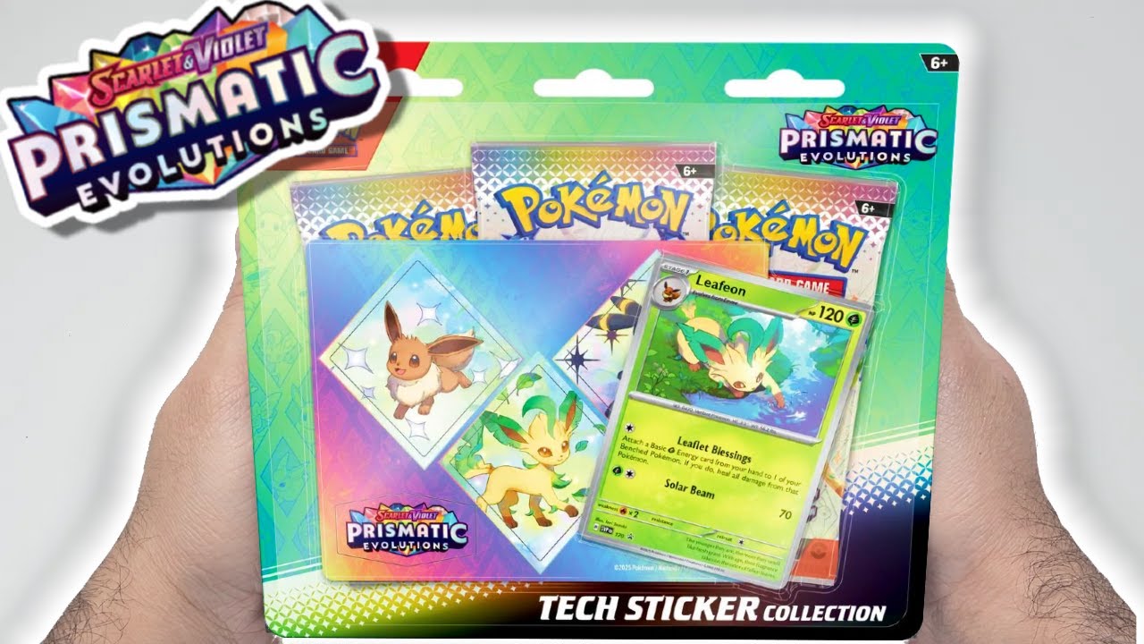 Opening Prismatic Evolutions Binder & Tech Sticker Collections!! ALL ...