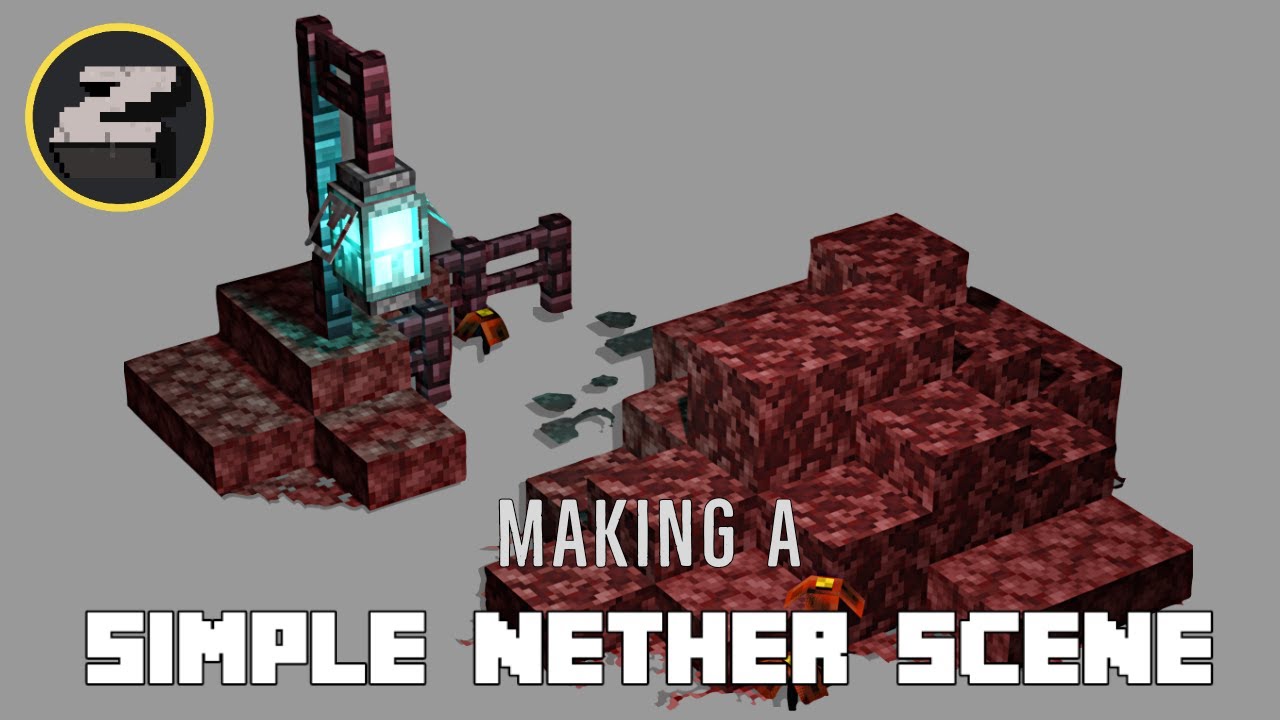 Making a Simple Minecraft Nether Scene - YouTube