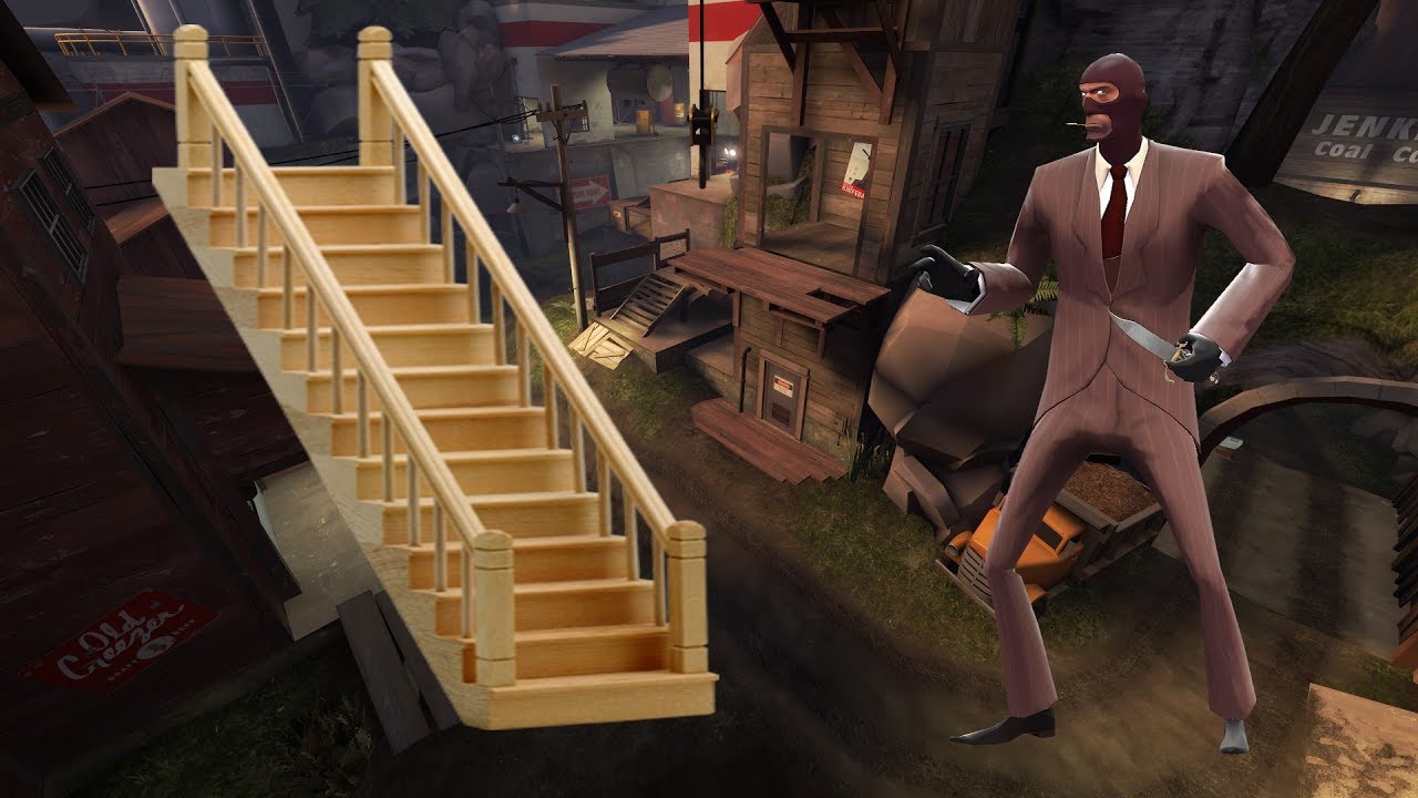 A NEW WAY OF STAIR STABBING TF2 - YouTube