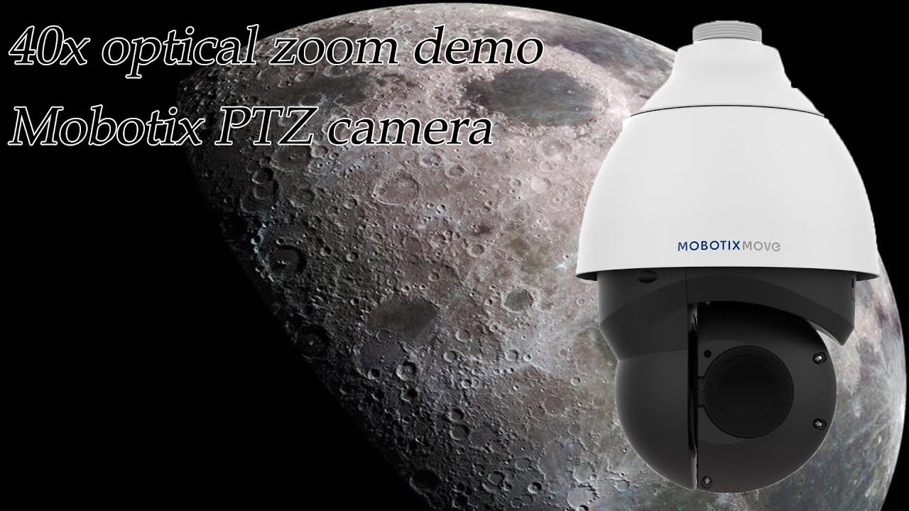Mobotix PTZ demo of 40x zoom - YouTube