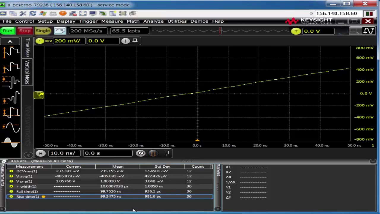 Pulse analysis using Keysight oscilloscope - YouTube
