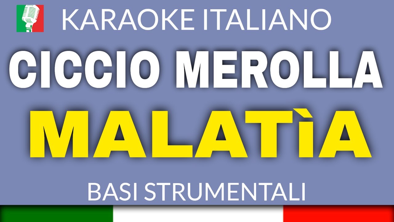 Ciccio Merolla, Amandha Fox - Malatìa Karaoke Strumentale 🎤 - YouTube