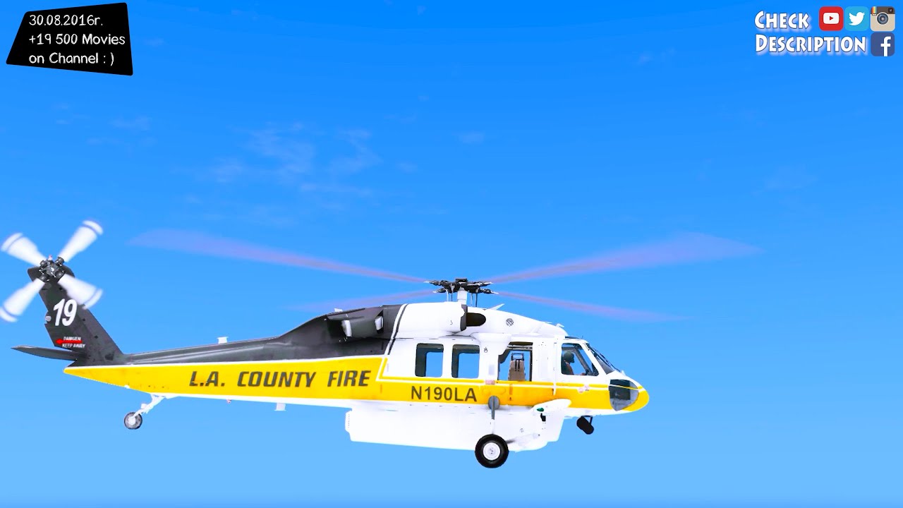 S-70A Firehawk Fire Fighting Helicopter - GTA V MOD | 2.7K / 1440p ...