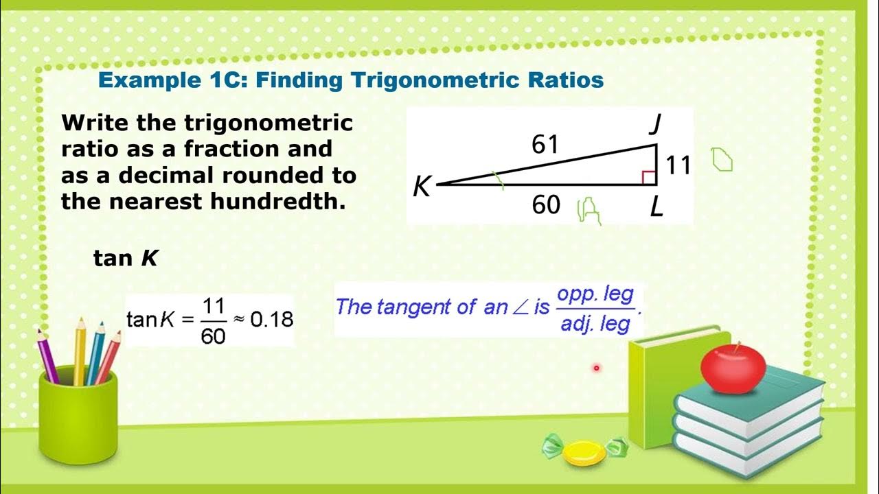 USING THE CALCULATOR TO FIND TRIGONOMETRIC RATIOS - YouTube