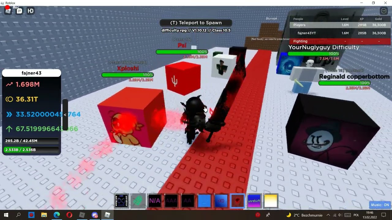 Difficulty Rpg (class 14/class 19) - YouTube