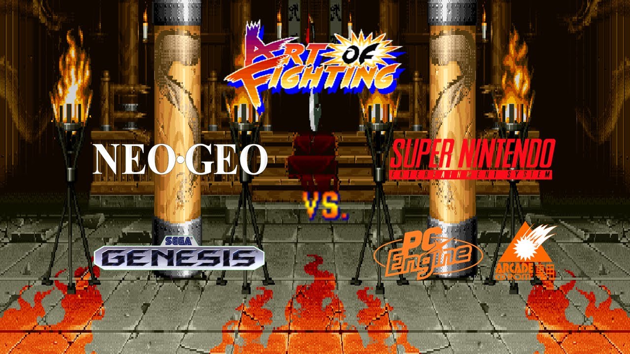 Art of Fighting - Neo Geo vs. Super NES, Genesis, & PC Engine - YouTube
