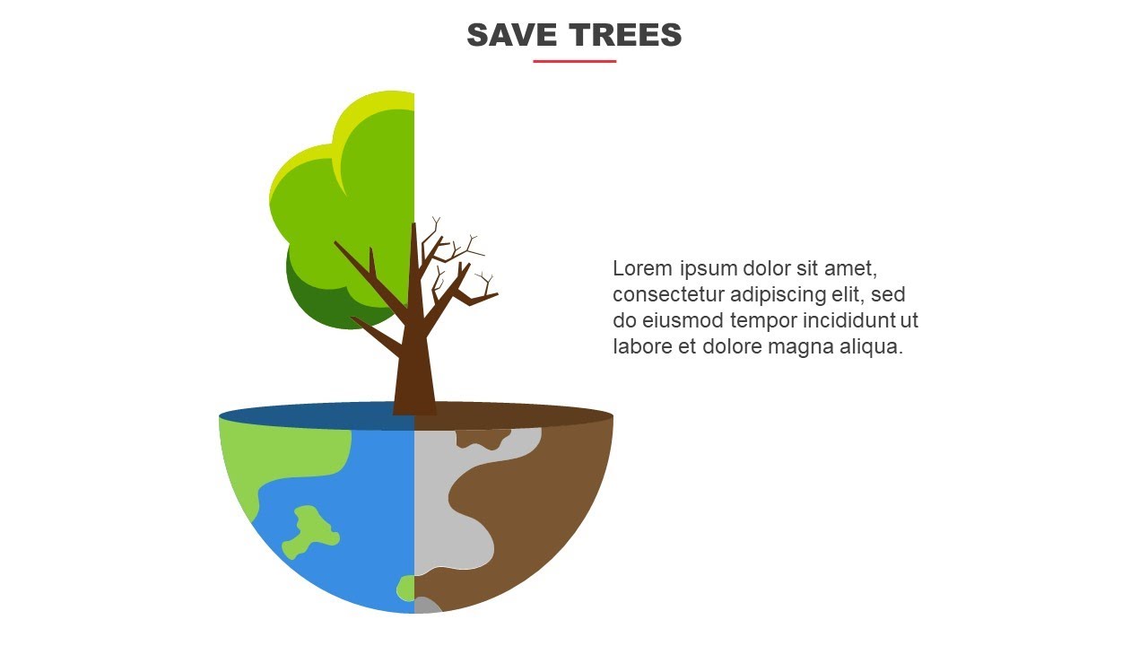 Save Trees Animated PowerPoint Slides - YouTube