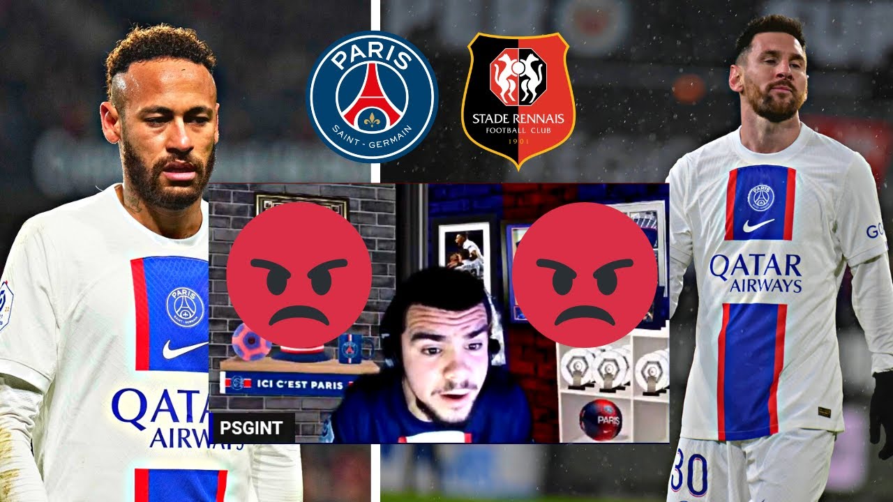 RAGE FROM LAST NIGHT'S STREAM PSG LOSS VS RENNES 🤬🤬 - YouTube