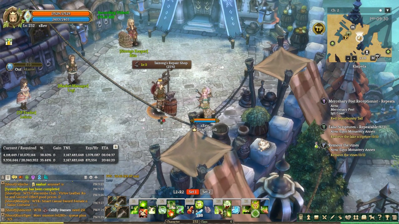 Tree Of Savior - Miko Dance bug - YouTube