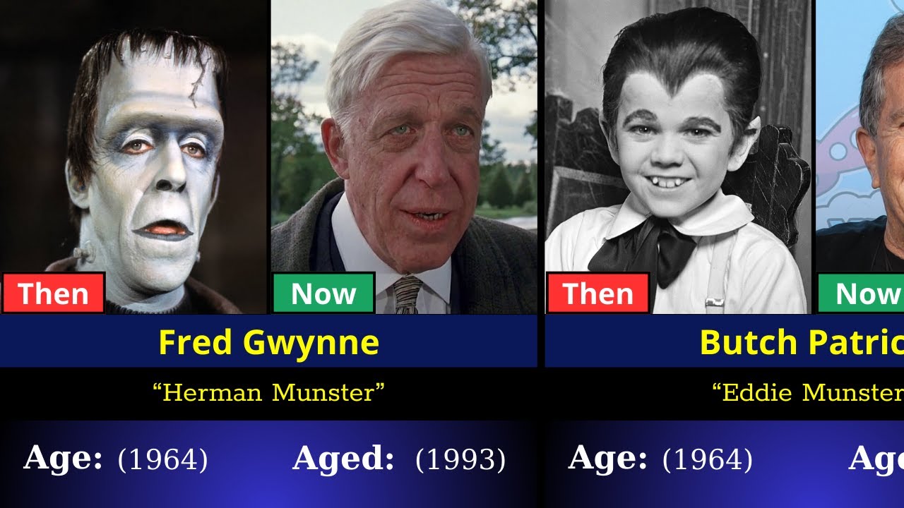 THE MUNSTERS (1964–1966) Cast Then and Now 2024 ★ Half Actors Sadly ...