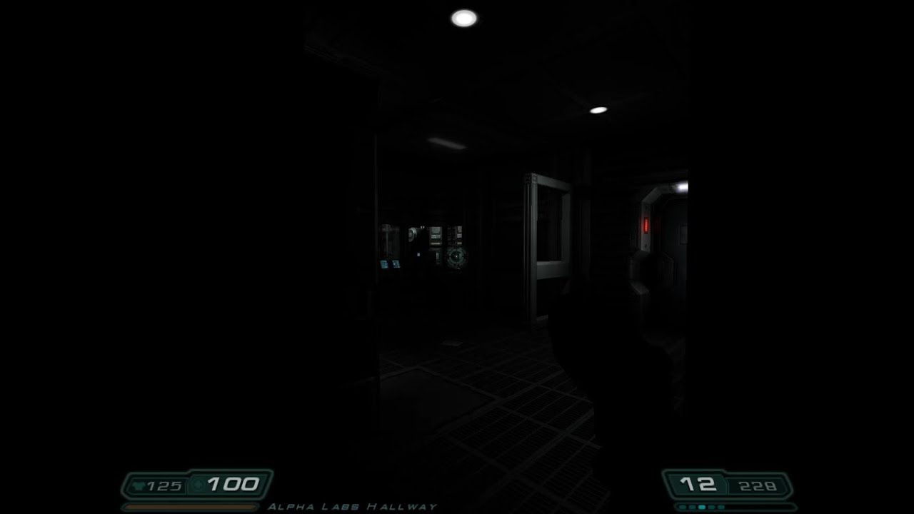 Doom 3 Alpha Labs Hallway 2 ambience [Original] - YouTube