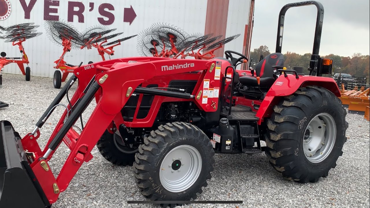 “Unboxing” Mahindra 5145 Utility Tractor, First Look Part 1 - YouTube