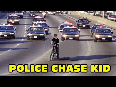 Kid Getting Chased By The Police After Stealing A Bike At School! [Original]