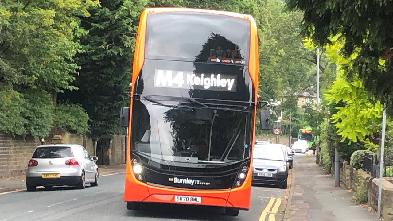 *rare* The Burnley Bus Company ADL Enviro400 MMC 2014 SK70 BWL route M4 ...