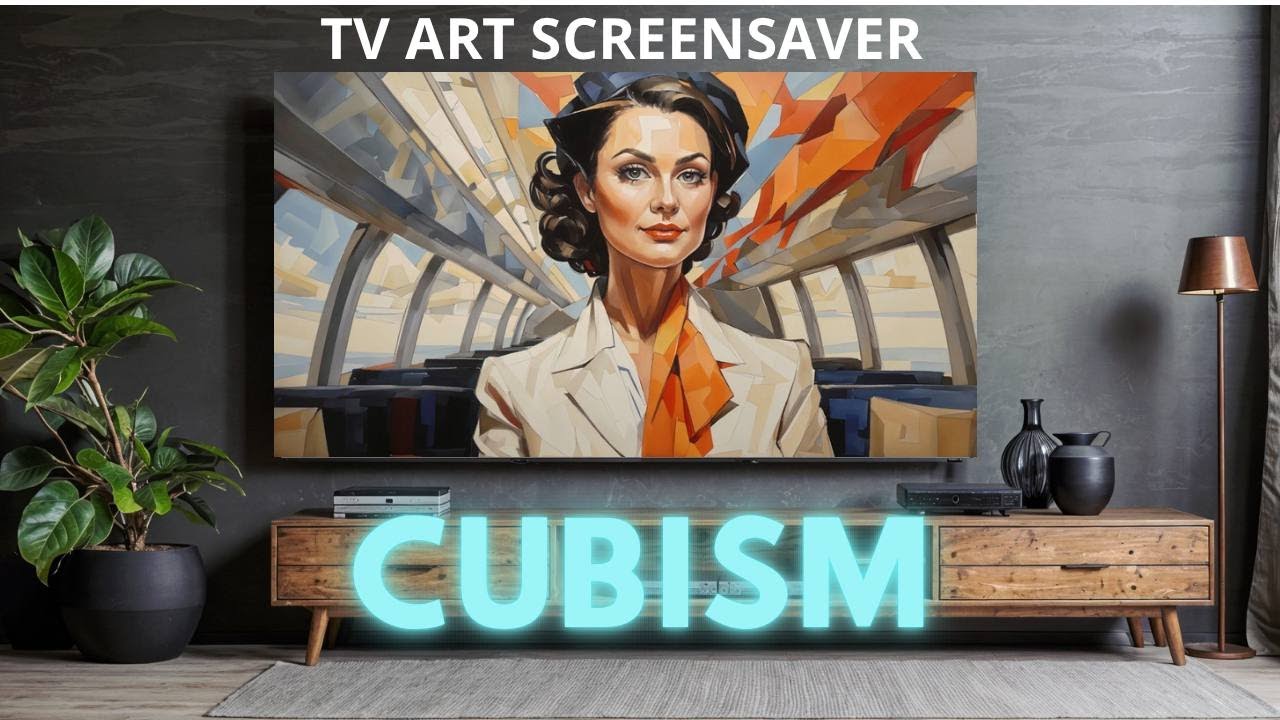 Exploring Cubism: A Colorful Display of profession Imagery Painting Art ...