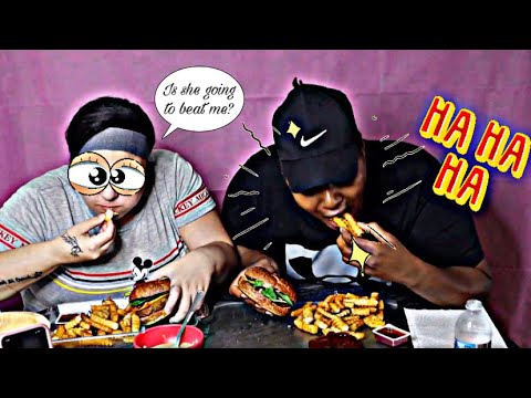 WHO ATE THE FASTEST CHALLENGE!! *GIRL VS FOOD* - YouTube