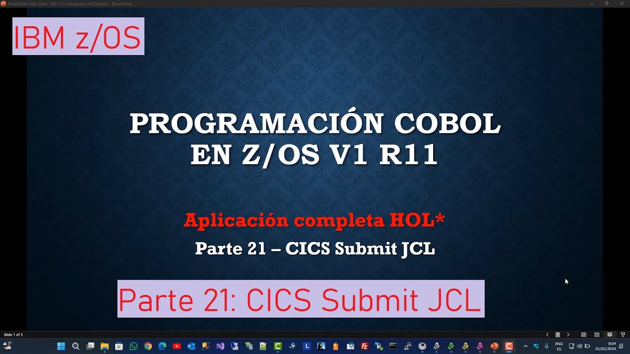 IBM z/OS: Parte 21: CICS Submit JCL - YouTube