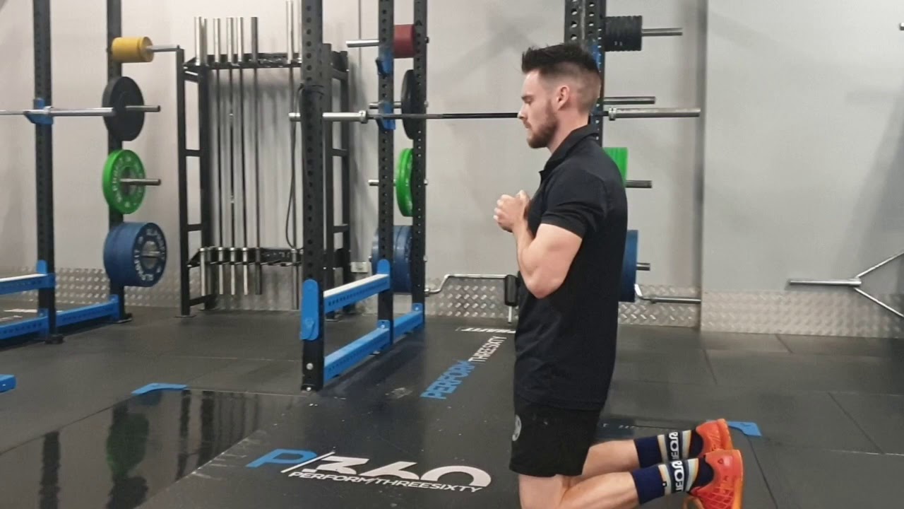Tall Kneeling Pallof Press - Anti-rotational core exercise - YouTube