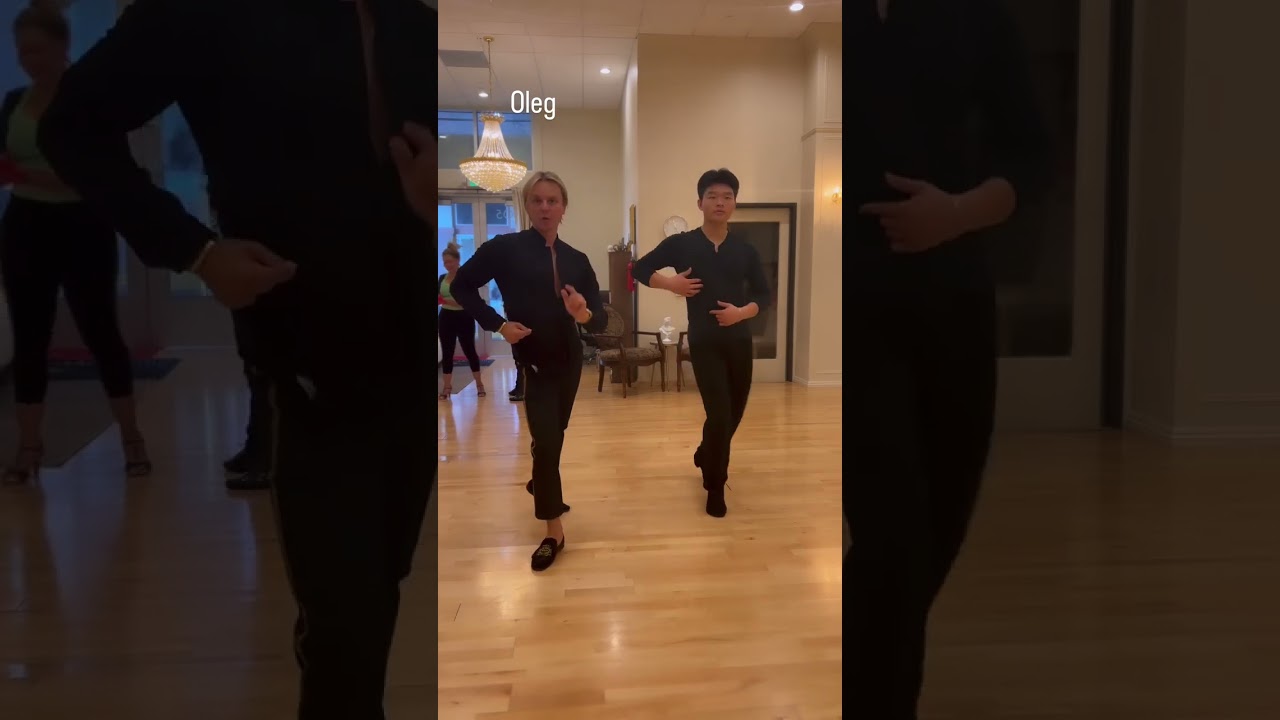 “Natural & Reverse samba basic” Pre-Bronze level in ️ 🫶🏻 Samba basic steps by Oleg Astakhov ...